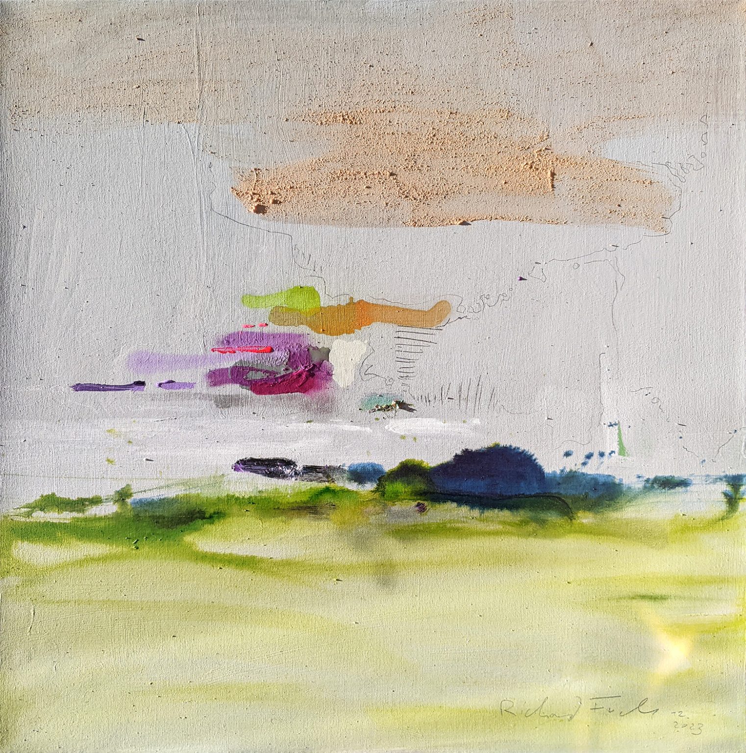 Richard Fuchs – Kunst contemporary / moderne Malerei – Landschaft