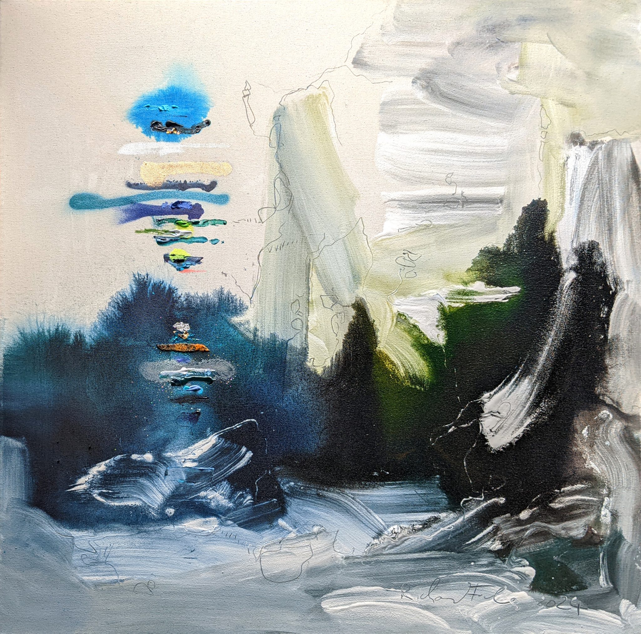 Richard Fuchs – Kunst contemporary / moderne Malerei – Landschaft